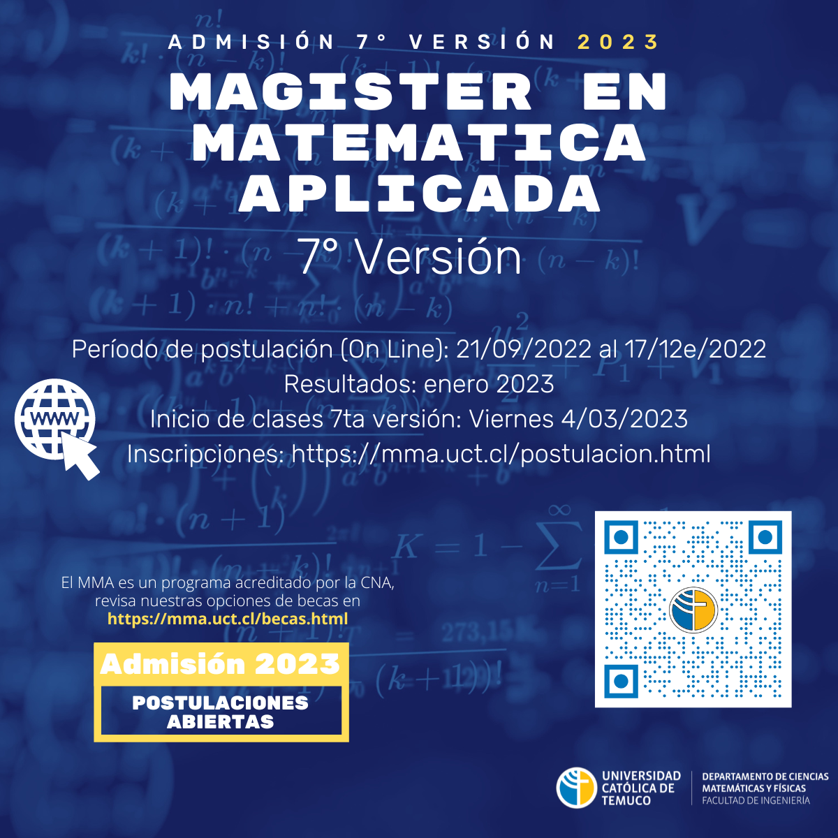 Magíster en Matemáticas Aplicadas – Facultad de Ingeniería
